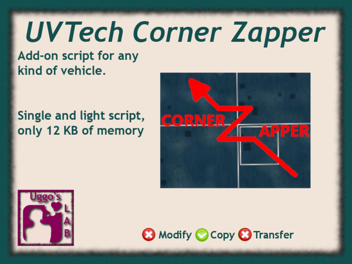 Second Life Marketplace - UVTech CornerZapper